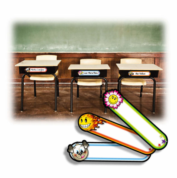 Identification pupitres - Escalade - Izamo Design