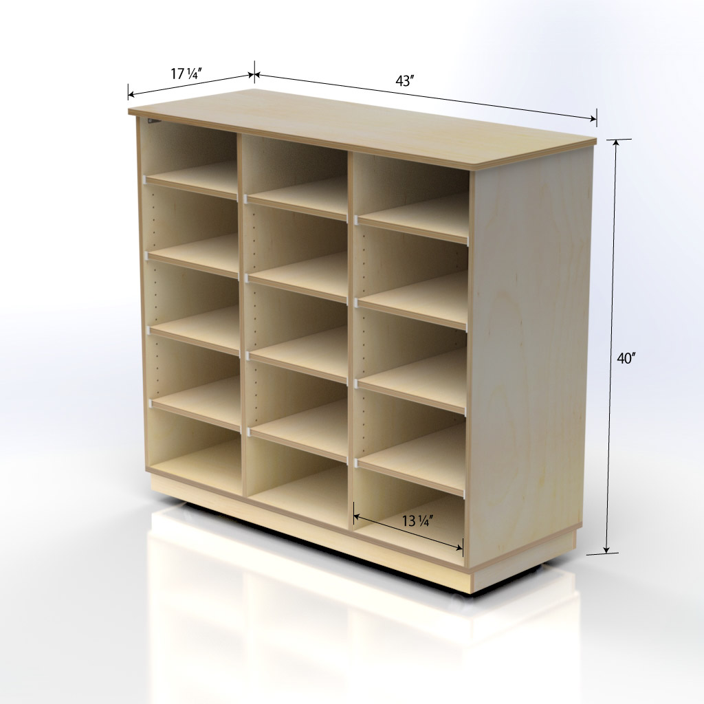 Storage Unit with 15 Compartments - Izamo Design