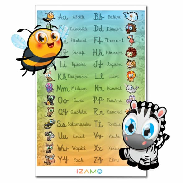 Alphabet Primer Poster - Izamo Design