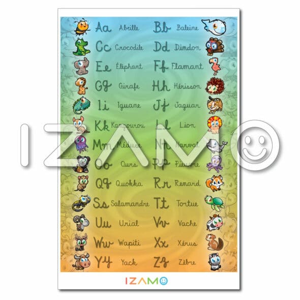 ALPHABET PRIMER Poster - Izamo Design