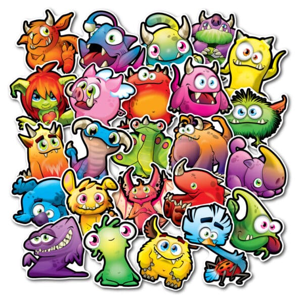 Identification Floor Decals – Monsters - Izamo Design